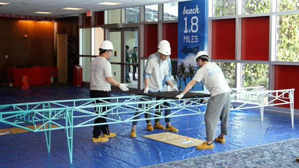 我校学子荣获美国土木工程师协会（ASCE）Student Conference东南赛区钢桥比赛第四名-土木工程学院